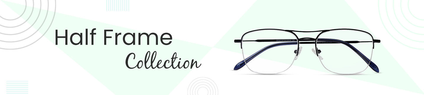 Buy Half Frame Eyeglasses. Buy Half Rim Spectacles. Wide Choices of ...