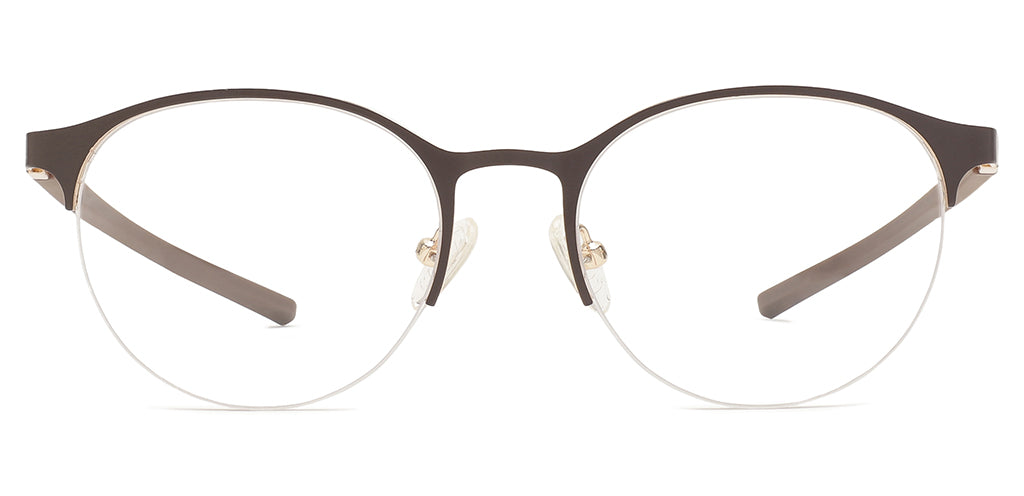 Specsmakers Blue Zero Unisex Computer Glasses Halfframe Round Medium 4 ...