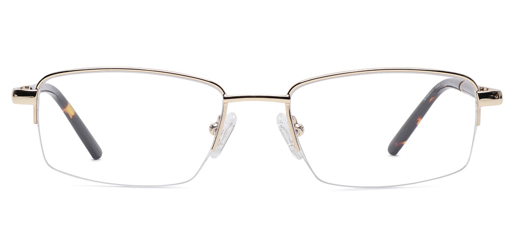 Specsmakers Blue Zero Unisex Computer Glasses Halfframe Rectangle Medi ...