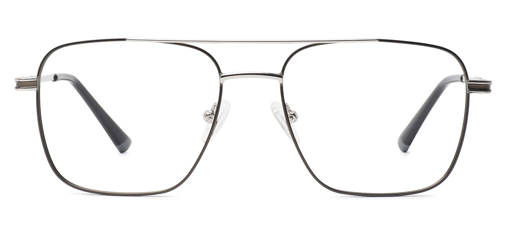 Happster Special Edition Unisex Eyeglasses Full Frame Square Large Met ...