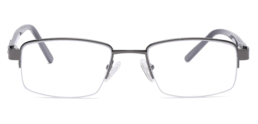 Specsmakers Dura Unisex Eyeglasses Half Frame Rectangle Medium 51 Meta ...