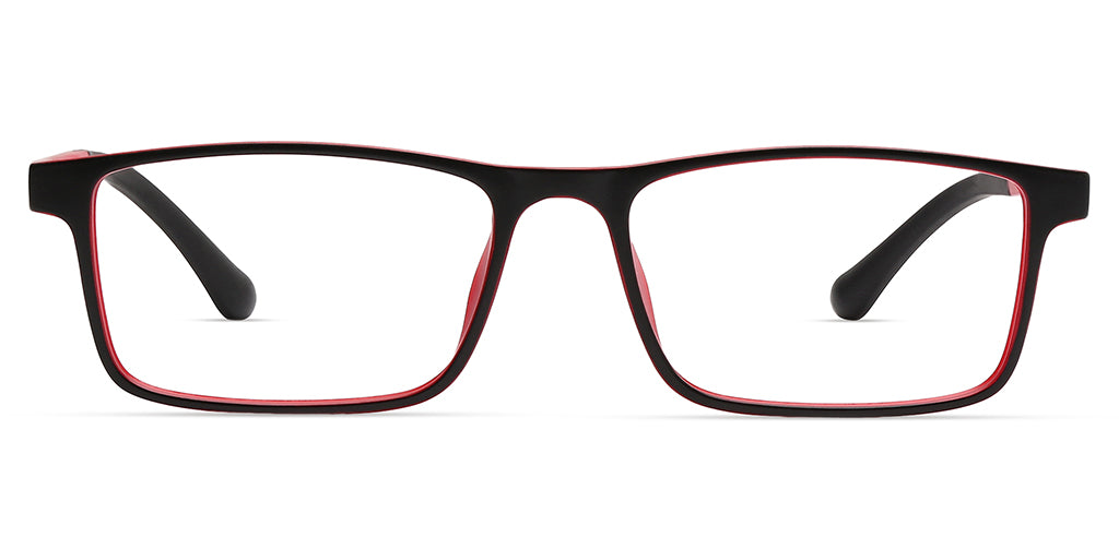 Specsmakers Flex Unisex Eyeglasses Full_Frame Rectangle Medium 51 TR90 ...