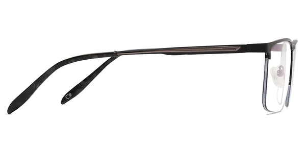 Specsmakers Blue Zero Unisex Computer Glasses Half_Frame Rectangle Lar ...